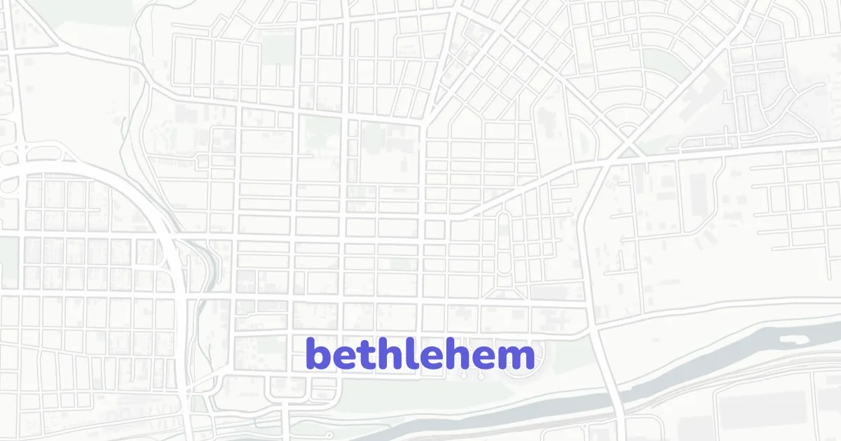 Bethlehem architectural map | CAD Atlas | CAD ATLAS