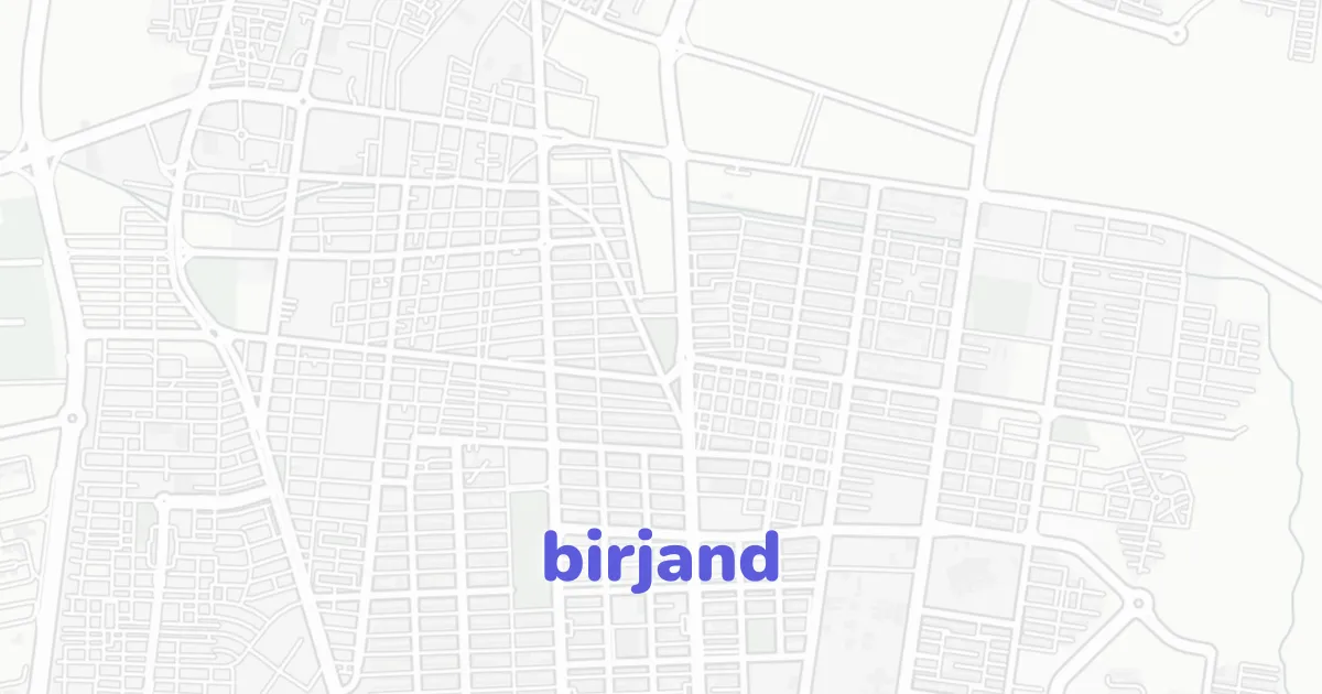 Birjand architectural map | CAD Atlas | CAD ATLAS