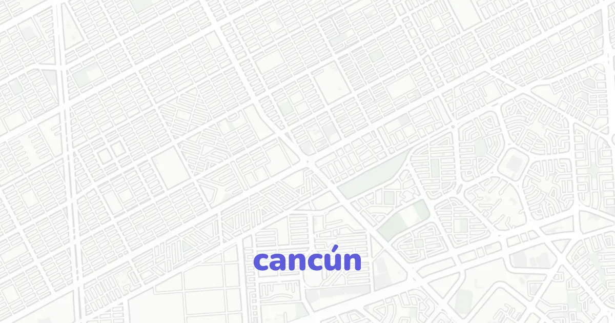 Cancún figure ground plan | CAD Atlas | CAD ATLAS