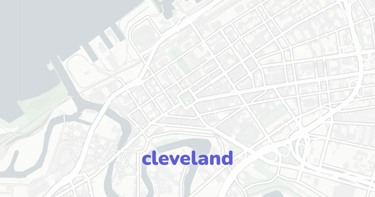 Cleveland figure ground plan | CAD Atlas | CAD ATLAS