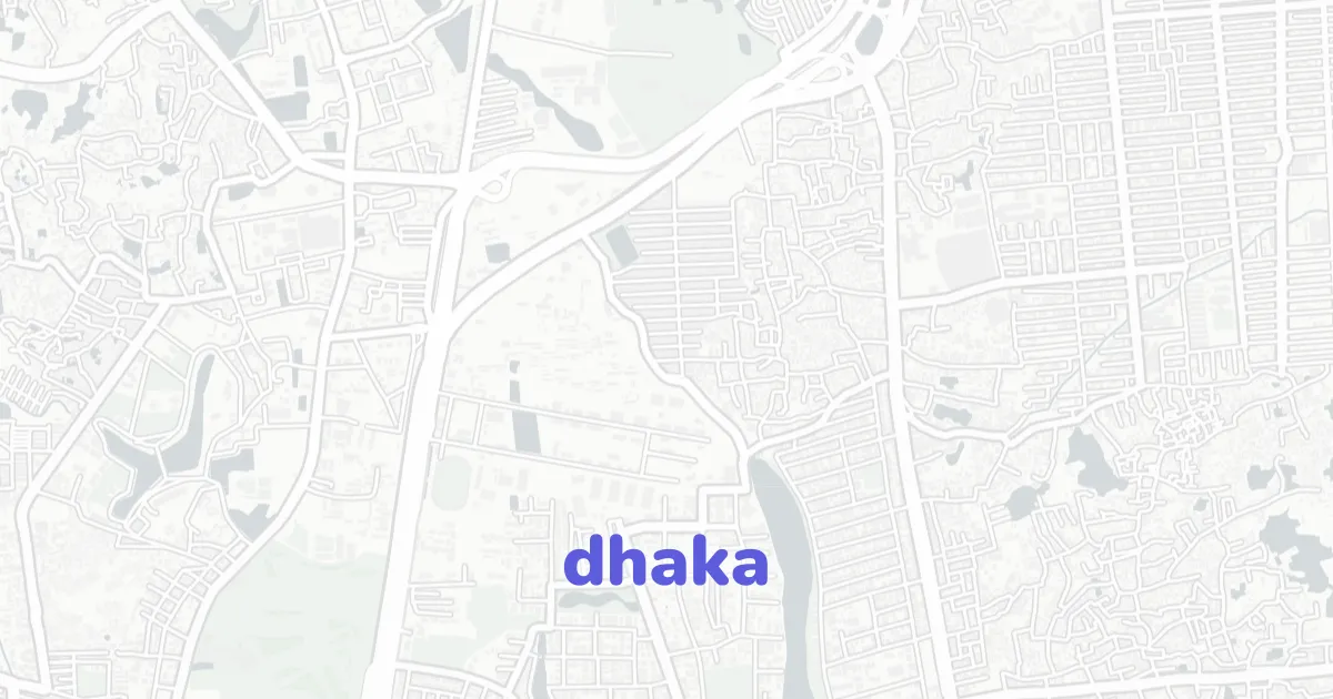 Dhaka figure ground plan | CAD Atlas | CAD ATLAS