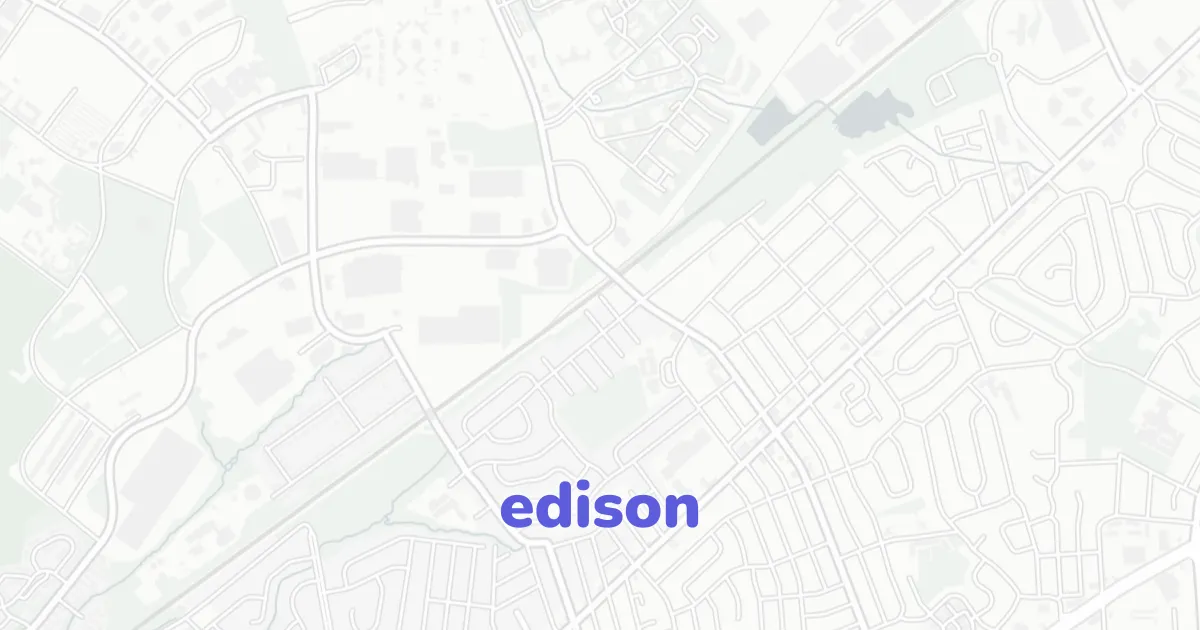 Edison architectural map | CAD Atlas | CAD ATLAS