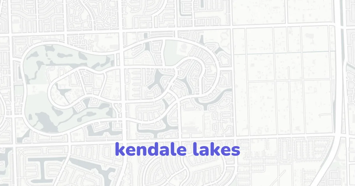 Kendale Lakes Site Plan | DWG Site Plan | CAD ATLAS