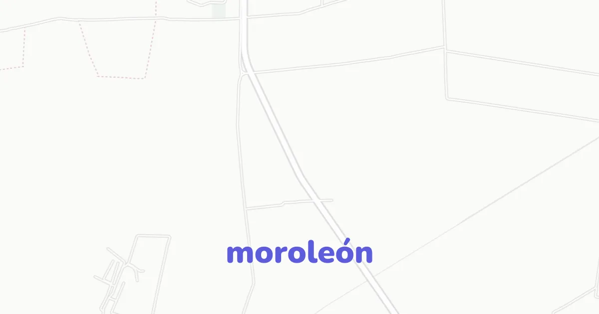 Moroleón Site Plan | DWG Site Plan | CAD ATLAS