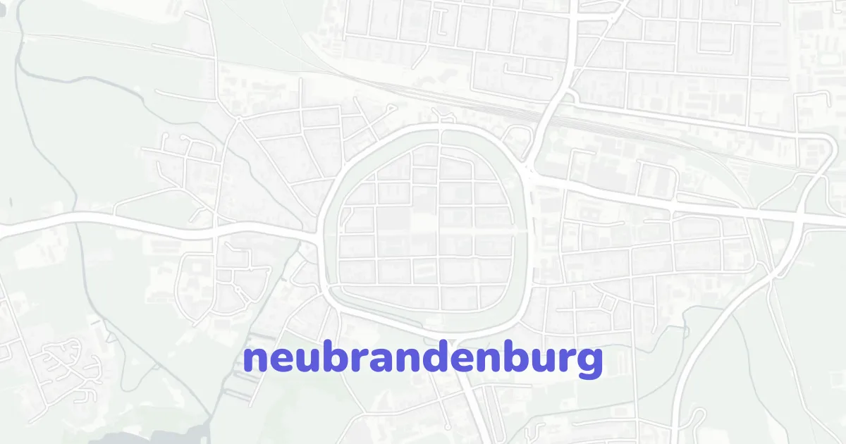 Neubrandenburg figure ground plan | CAD Atlas | CAD ATLAS