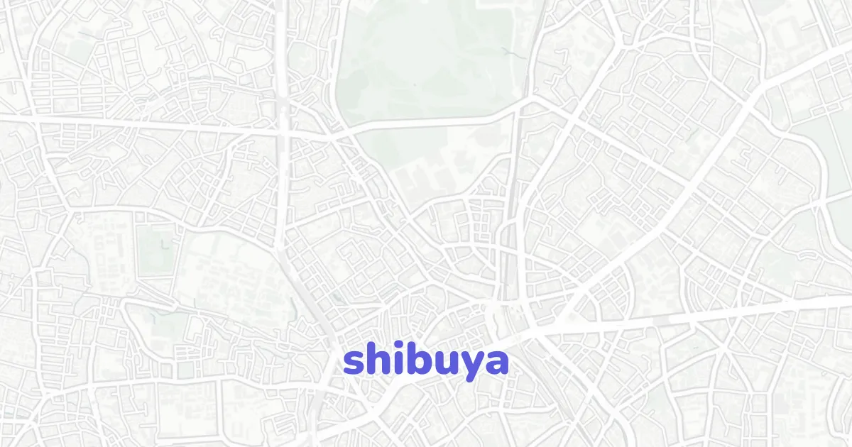 Shibuya figure ground plan | CAD Atlas | CAD ATLAS