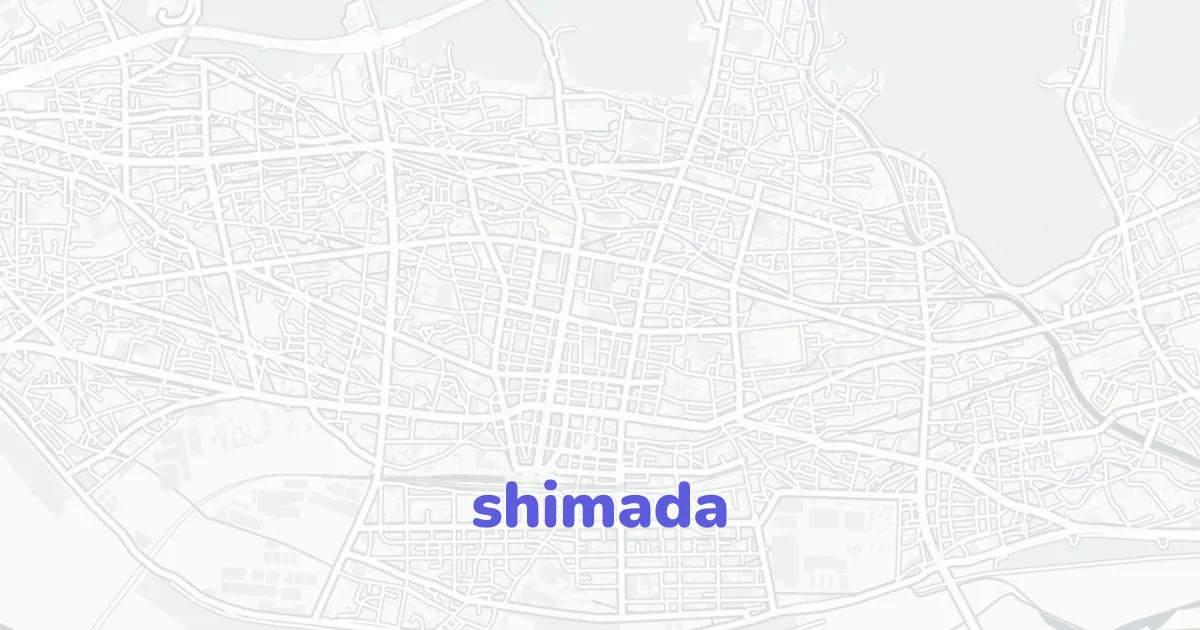Shimada architectural map | CAD Atlas | CAD ATLAS